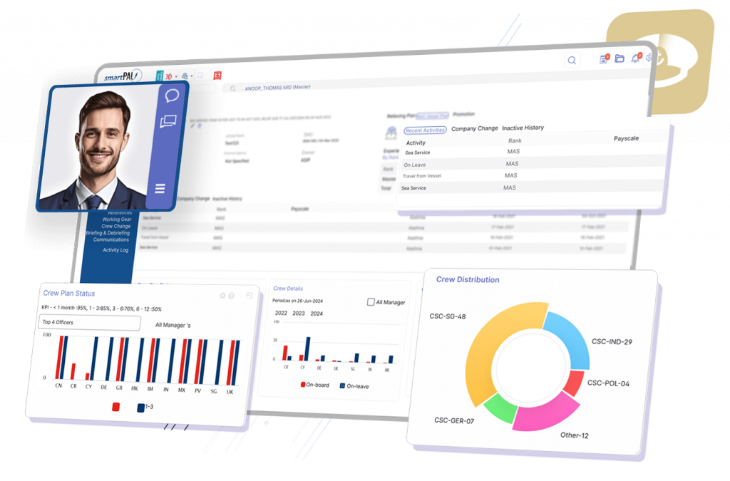 Ship crew management software | smartPAL Crewing | MariApps